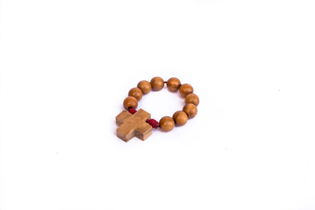 Dizainier scout bois d'olivier 6 couleurs - Bracelets-dizainiers ...